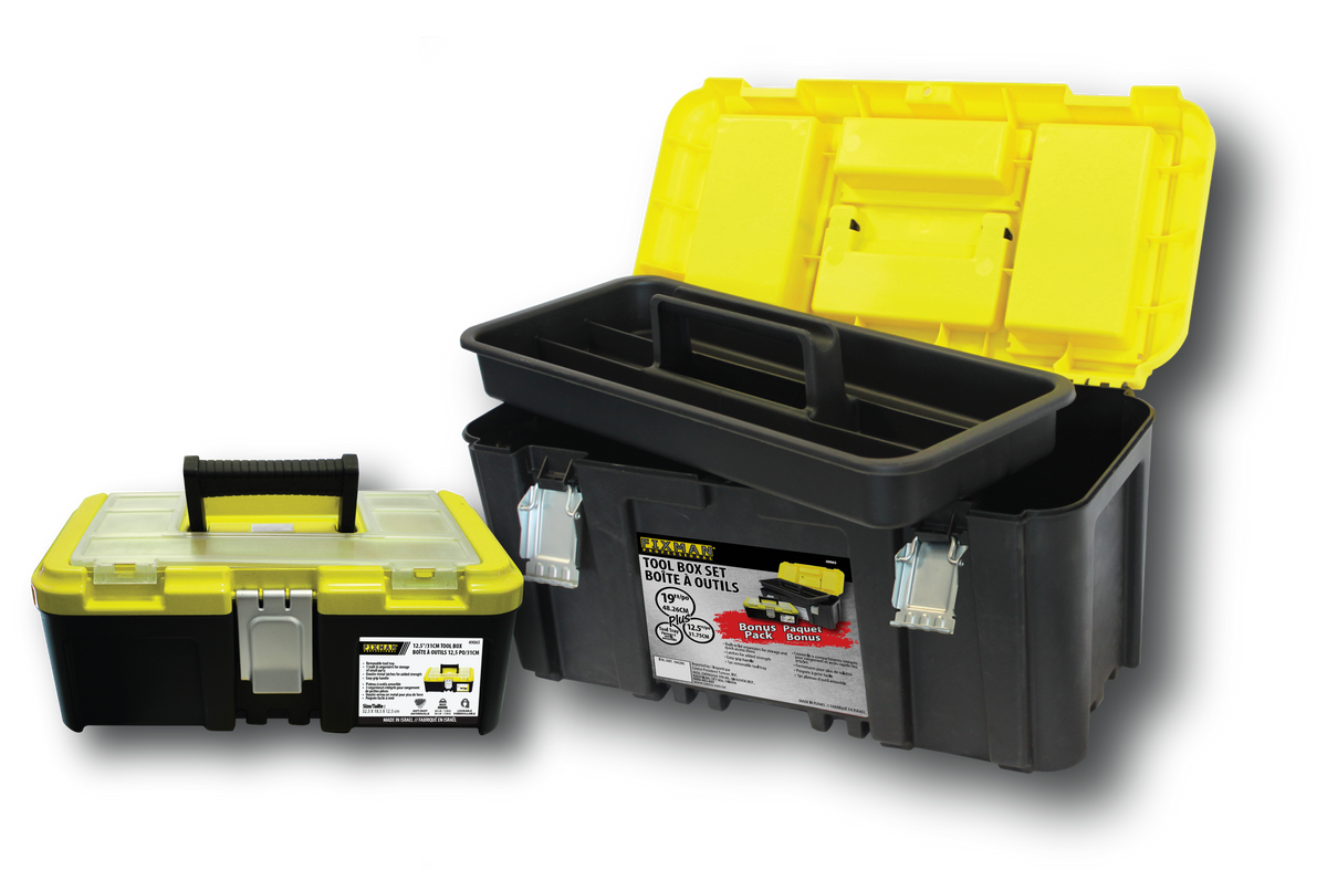 49065- 19" & 13" Tool Master Tool Box Set – Trademark Industries Inc