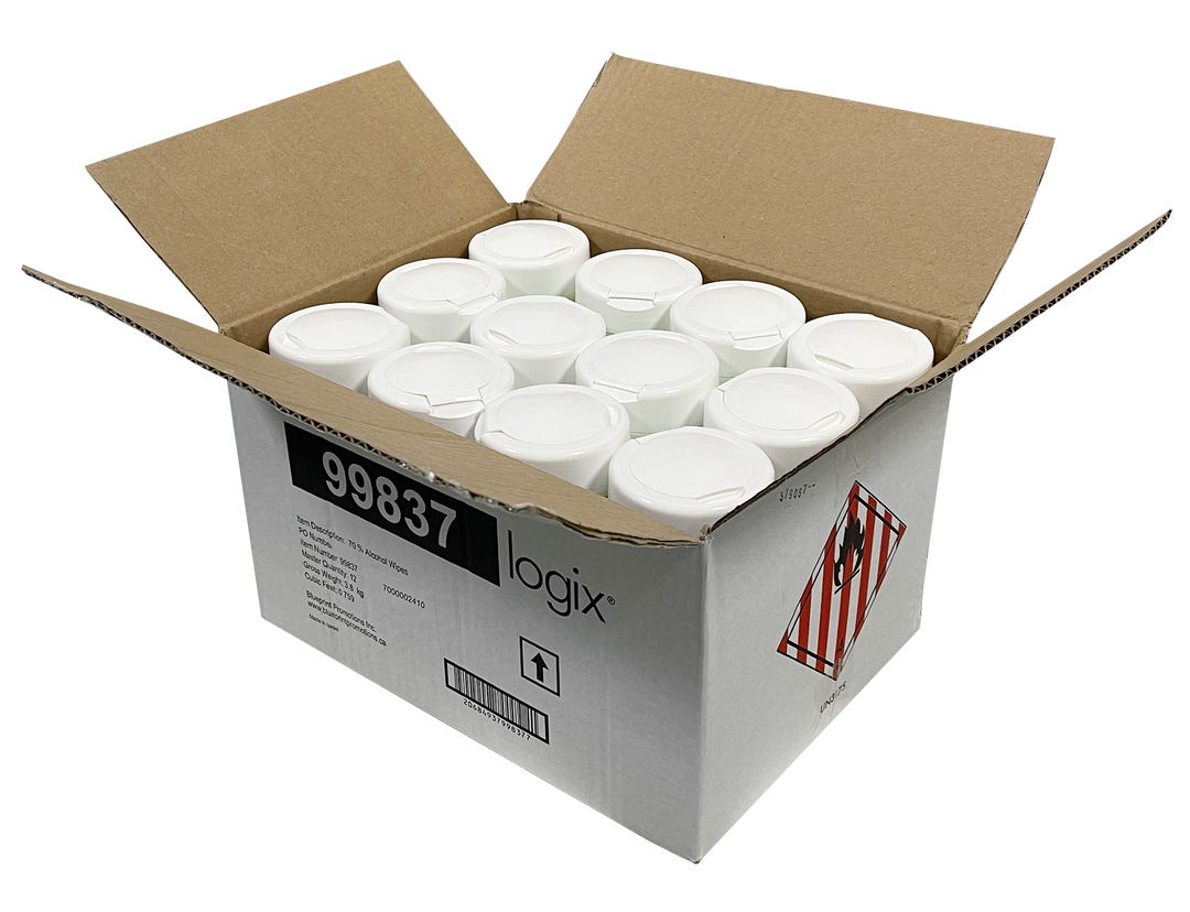 99837B - 12 Pack Logix Disinfectant Wipes – Trademark Industries Inc
